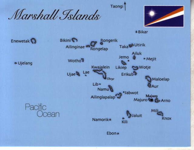 MARSHALL ISLANDS - GEOGRAPHICAL MAPS OF MARSHALL ISLANDS ~ Klima Naturali™