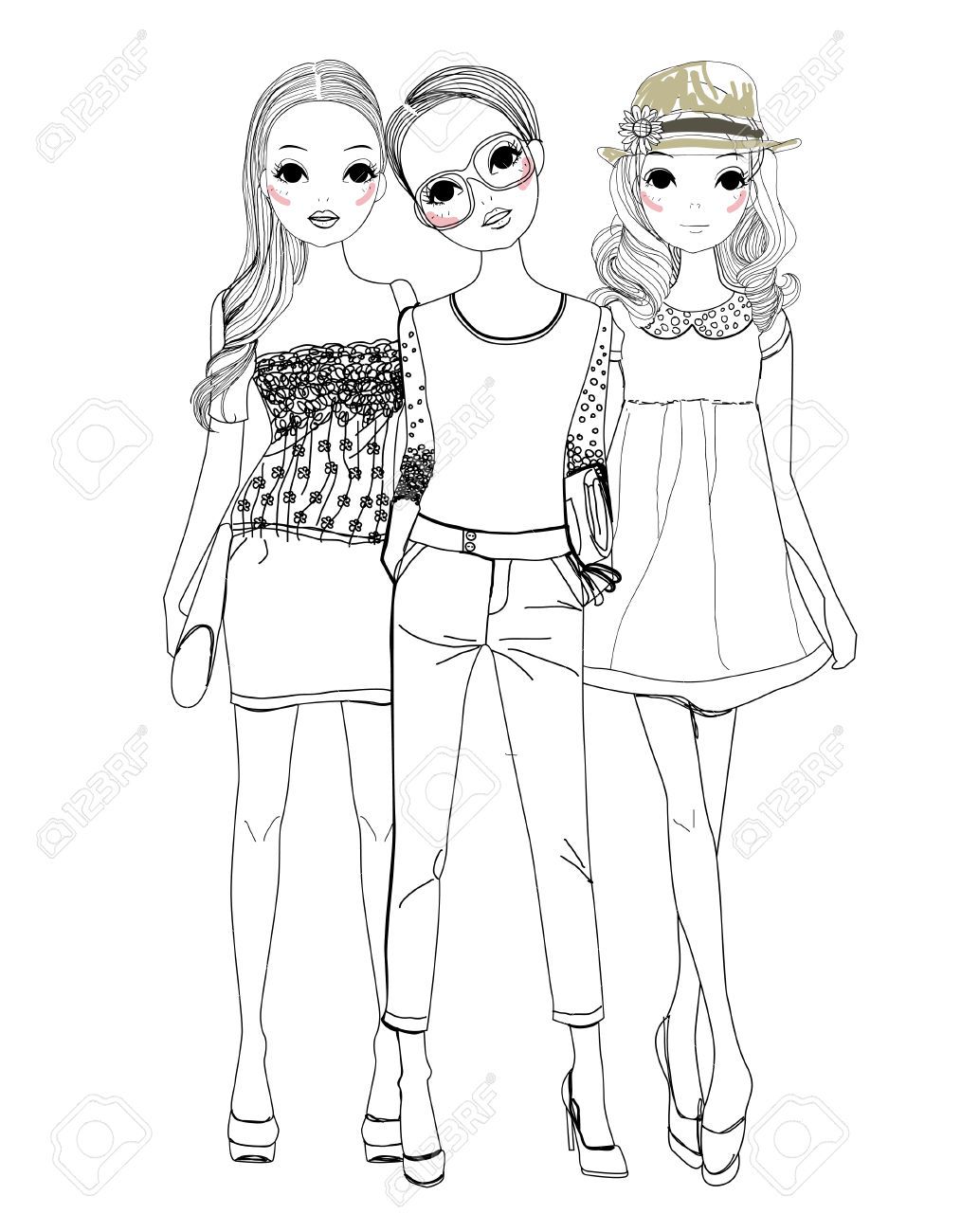 Coloring Pages For Girls 3 ~ Coloring Pages