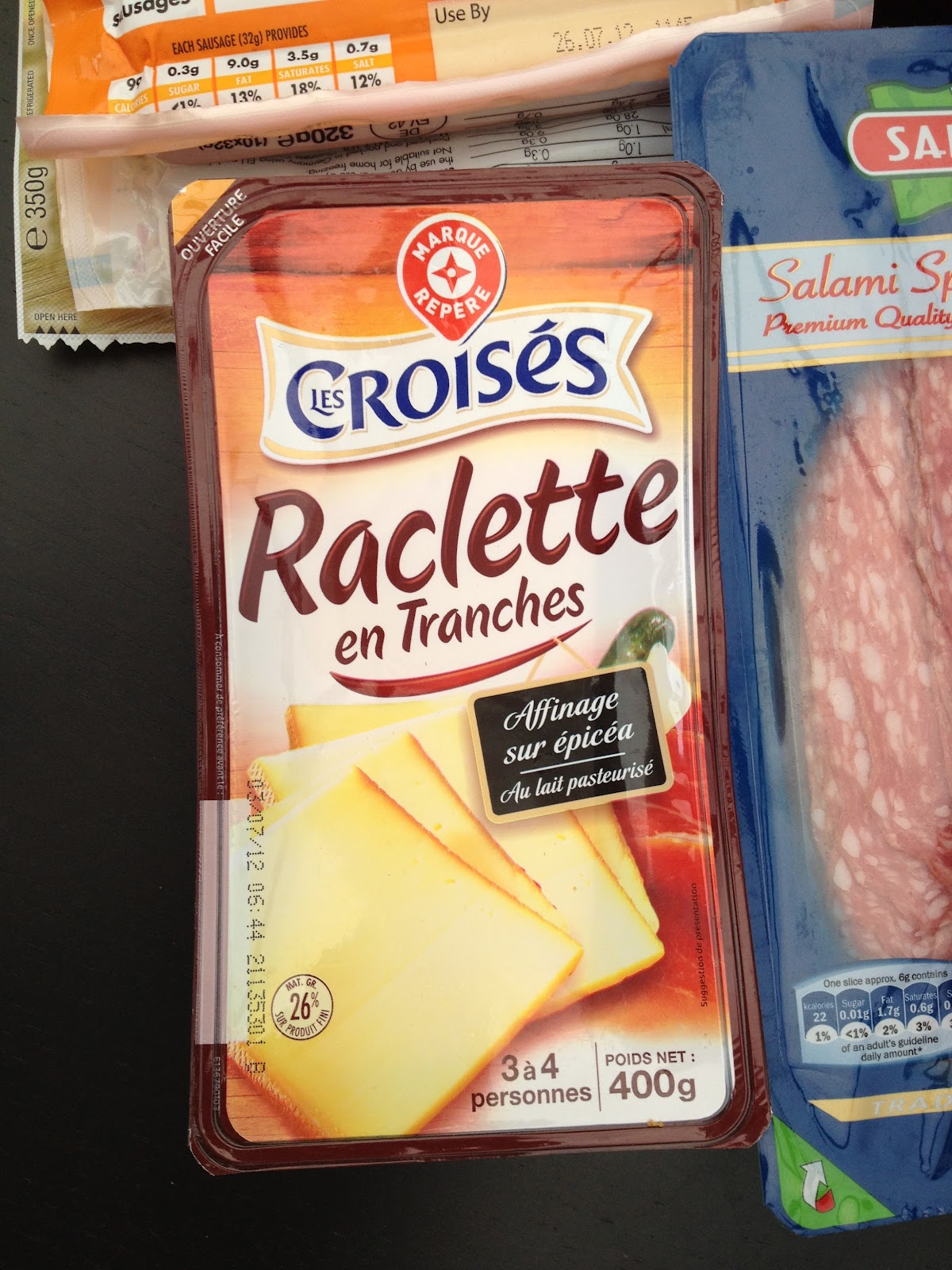 The Fumblings of a French Chef: Raclette & Peach Melba Cocktails