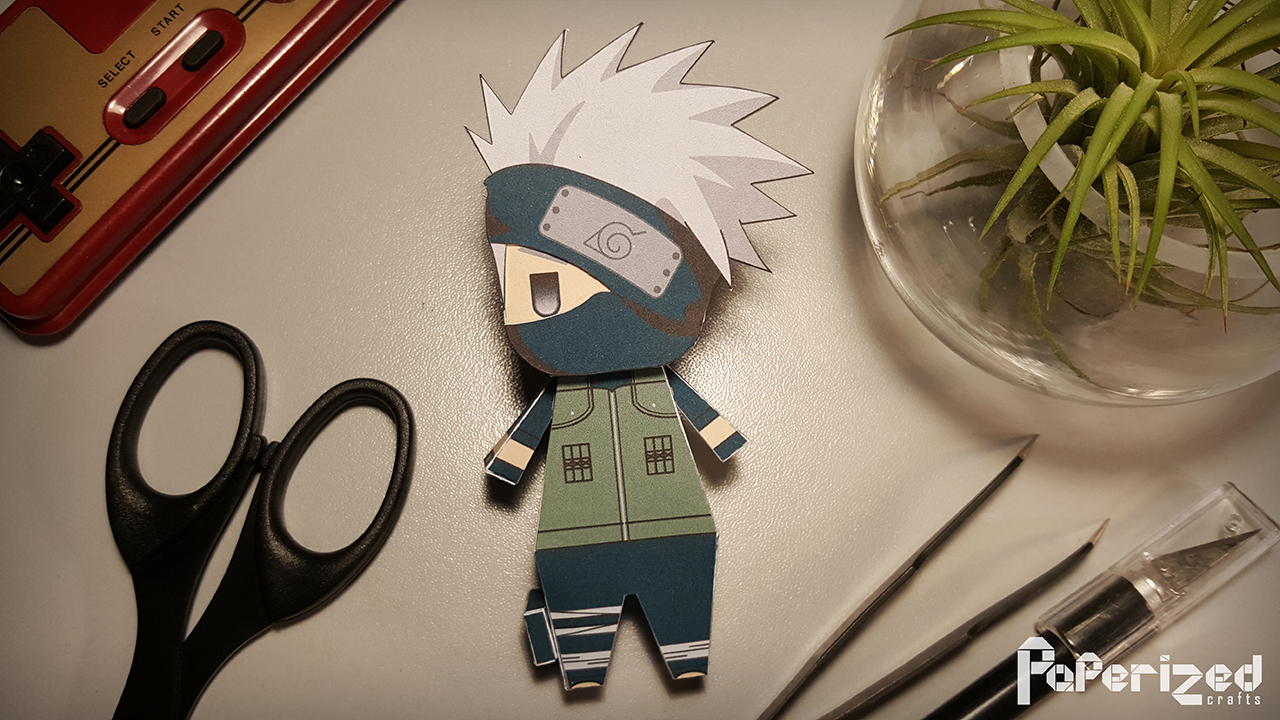 Naruto: Shippuden - Kakashi Hatake Papercraft | Paperized Crafts