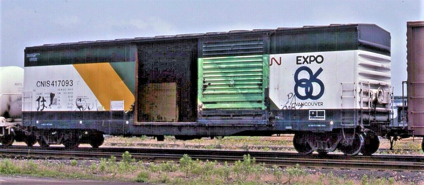 Trackside Treasure: CN Expo 86 Boxcars