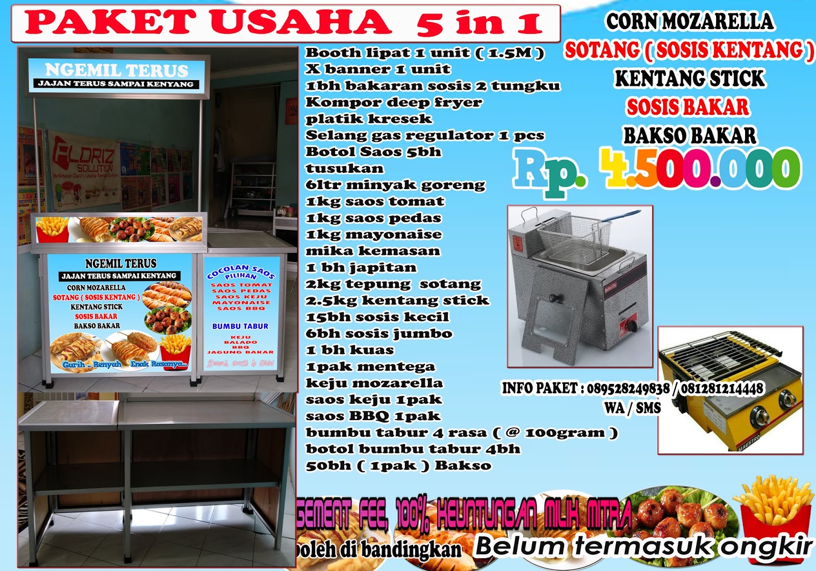 Waralaba Aldriz Solution Promo: Paket Usaha Makanan & Minuman ...
