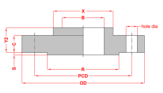 Ansi Flange Autocad Drawing Blocks