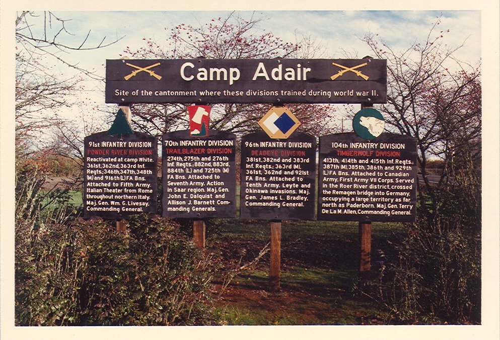 Benton County Museums: Camp Adair