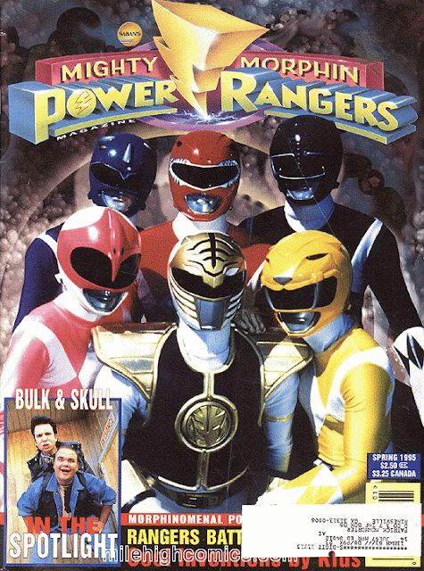 Mighty Morphin Power Rangers Magazines covers
