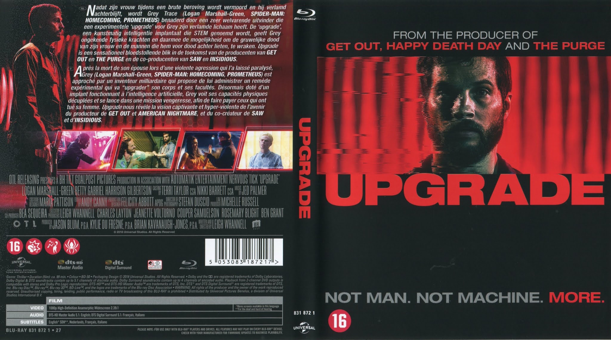 BLU-RAY JAQUETTES BLU-RAY: Upgrade