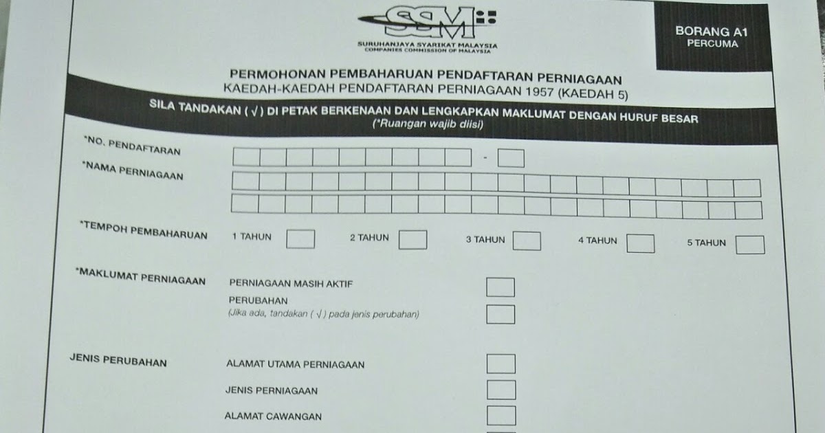 ini kisahnya : Perbaharui Lesen SSM Paling Cepat di BSN