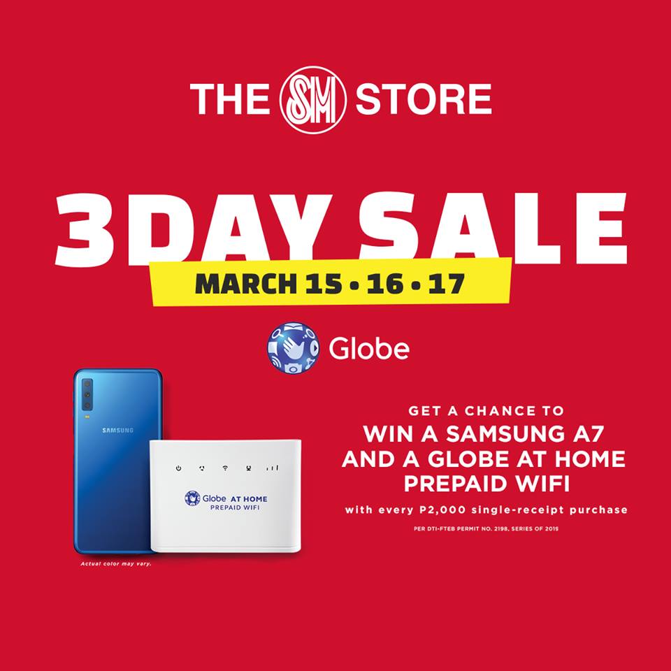 Manila Shopper: SM Stores 3-day SALE: Mar 15-17 2019