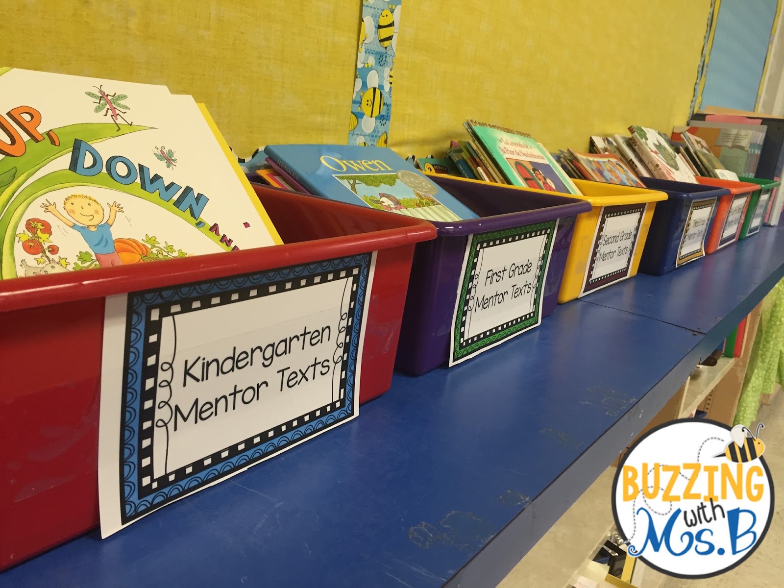 Buzzing With Ms B Mentor Texts For Each Grade Level Freebie