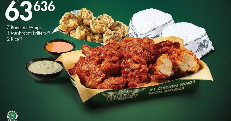 Promo Wingstop Special Weekend Paket 7 Boneless Wings + Mushroom ...