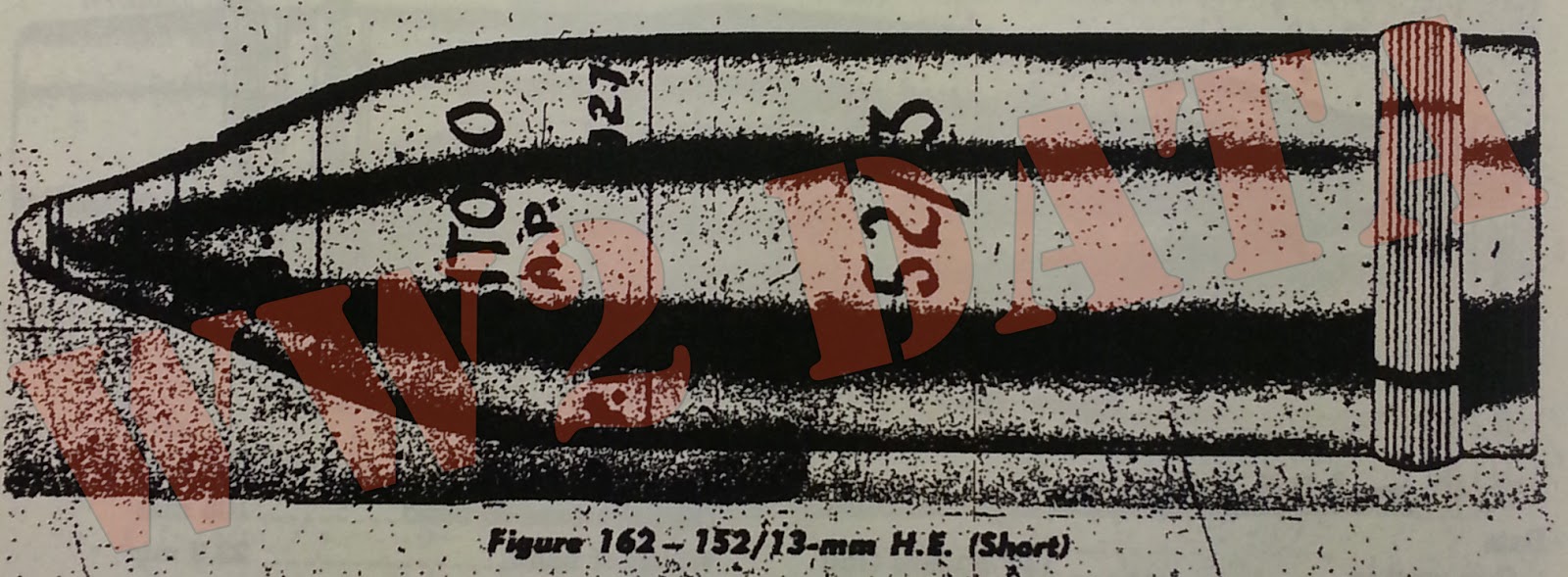 WW2 Equipment Data: Italian Explosive Ordnance - 152mm Projectiles