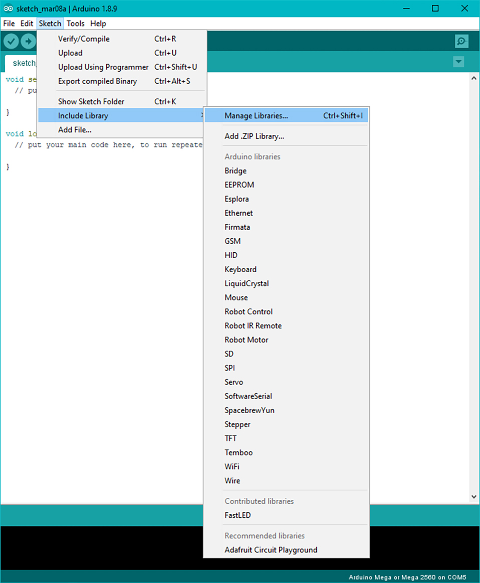 Hướng dẫn thêm Thư viện - Library cho Arduino IDE
