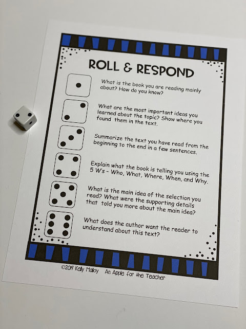 An Apple For The Teacher: Roll and Retell - Building Summarizing ...