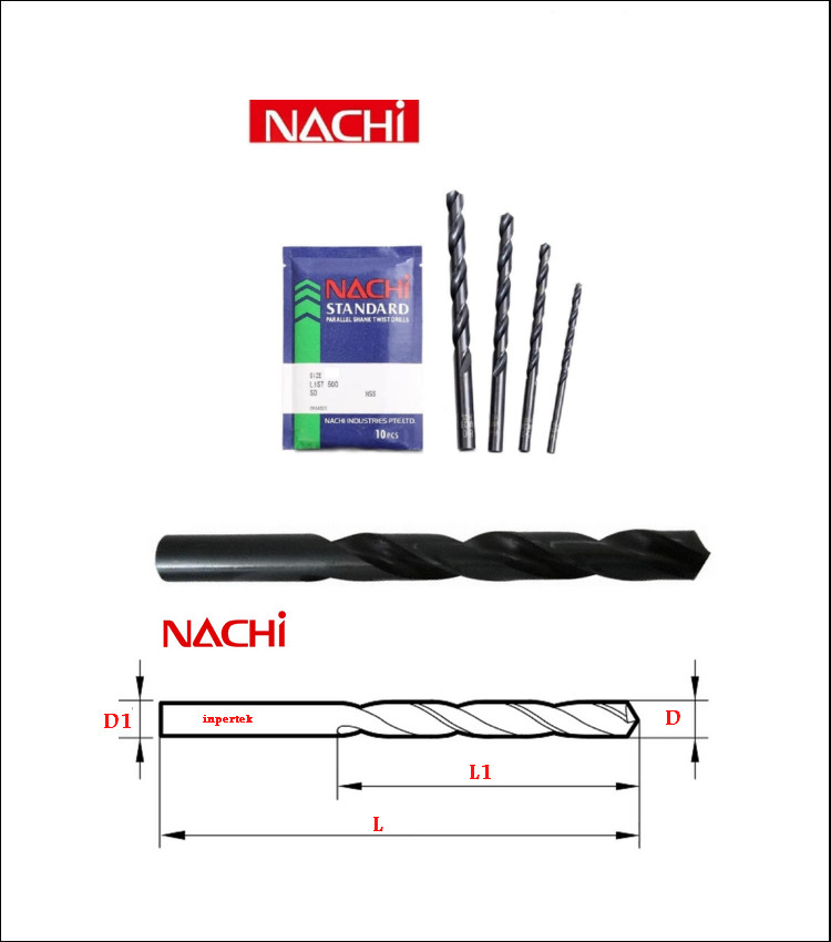 Drill Nachi Mata Bor Nachi Mata Bor Besi Mata Bor HSS Nachi - Mata Bor ...