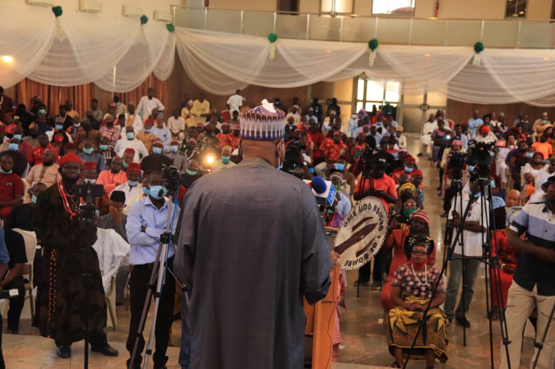 Governor Inuwa Yahaya Receives Igbo Community in Gombe on Solidarity Visit
