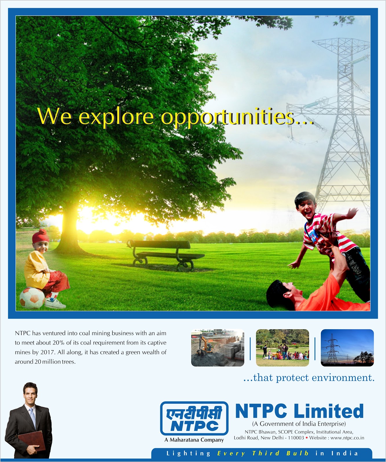 DESH RAJ: ntpc ads