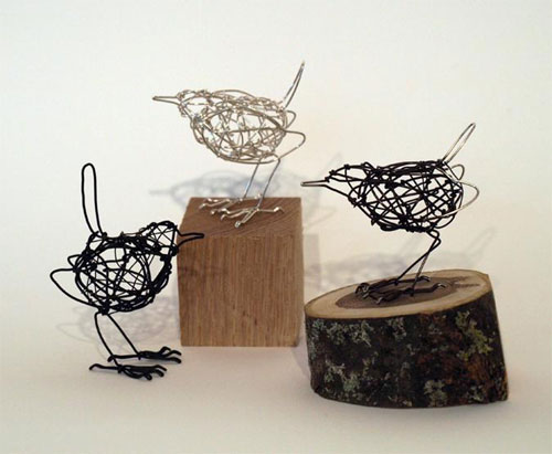 My Owl Barn: Wire Sculptures by Mel Day