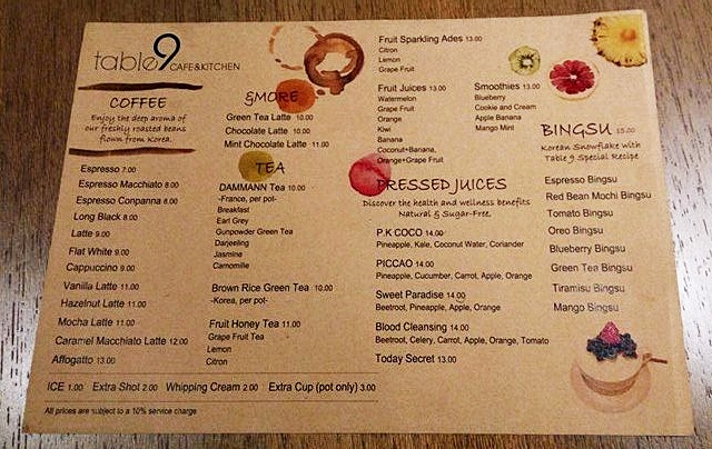 Follow Me To Eat La - Malaysian Food Blog: Table9 Cafe & Kitchen At ...