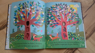 Una cuna de cuento: "Las 4 estaciones desde el gran árbol"
