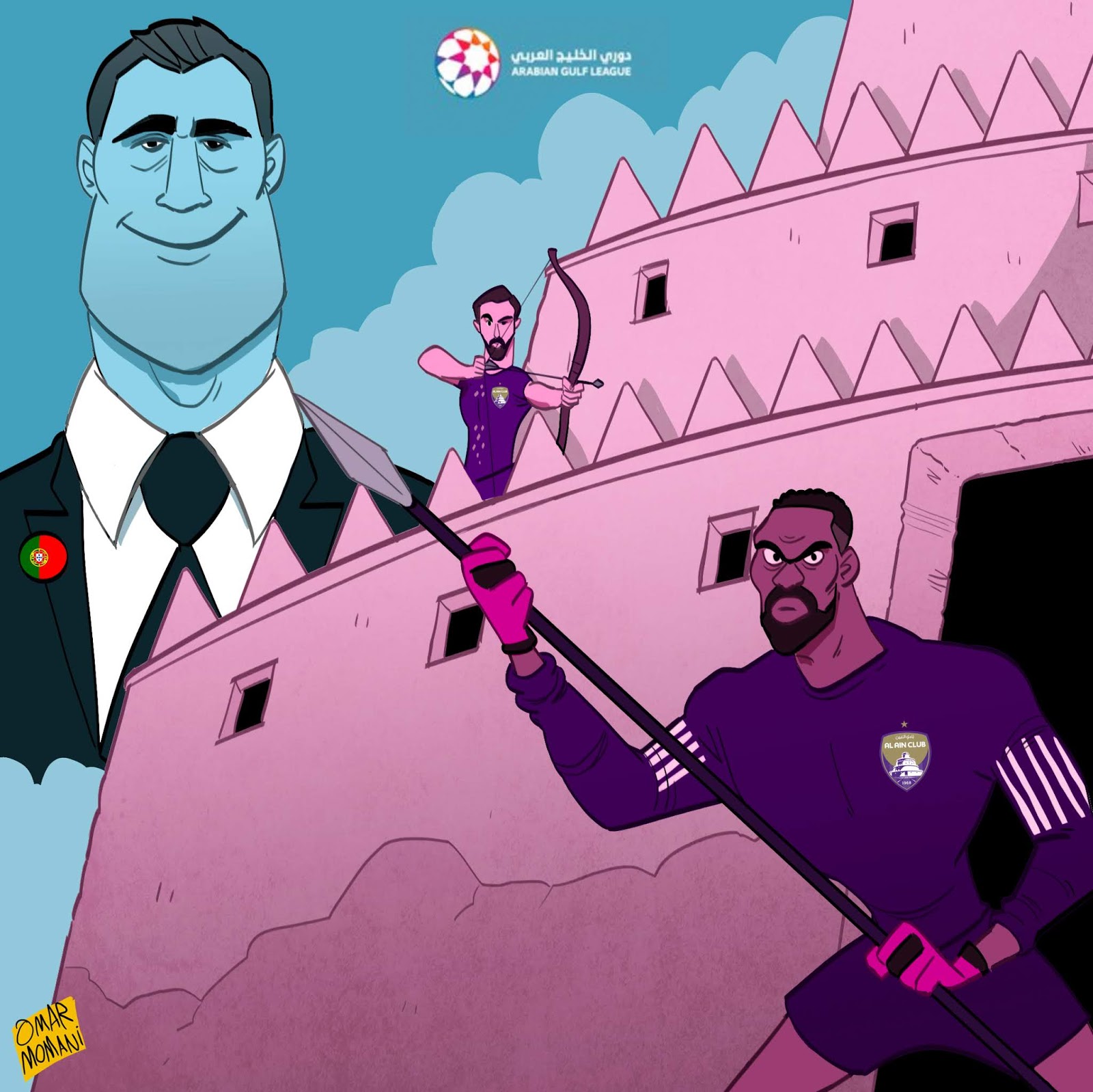 Omar Momani cartoons: Khalid Eisa