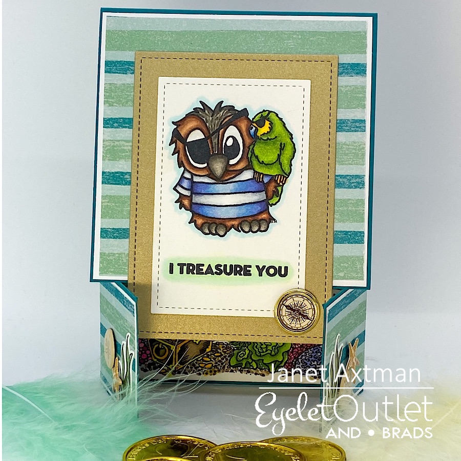 Eyelet Outlet: I Treasure You Father's Day Card