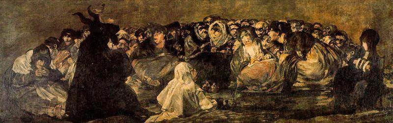 Artnautics: Witches' Sabbath (The Great He-Goat) - Francisco Goya