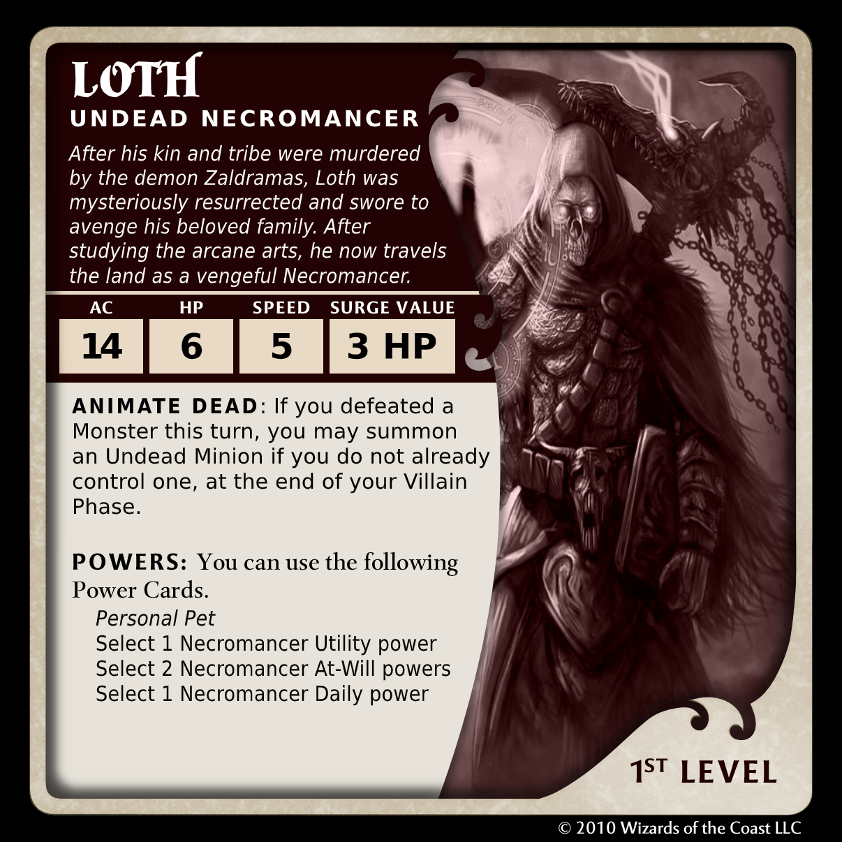 Dungeons and Dragons Custom Builds: The Necromancer Class (Updated)