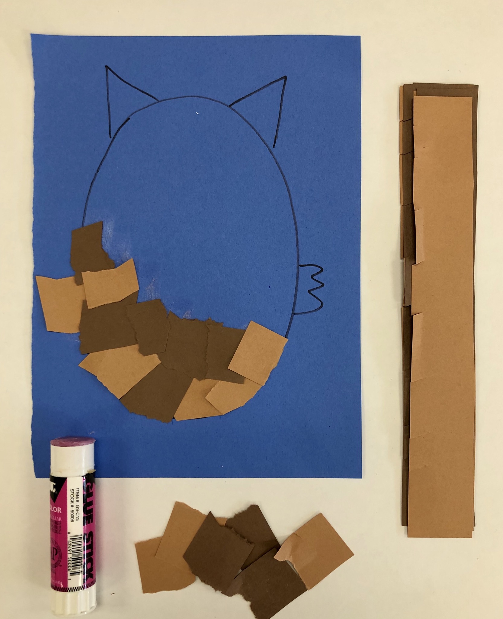 Art with Mr. Giannetto: Kindergarten - Torn Paper Owls