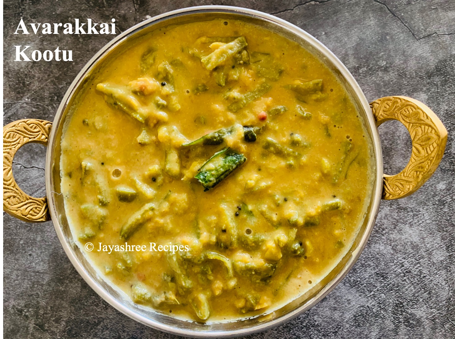Avarakkai Kootu Recipe | Broad Beans Stew | Jayashree Recipes