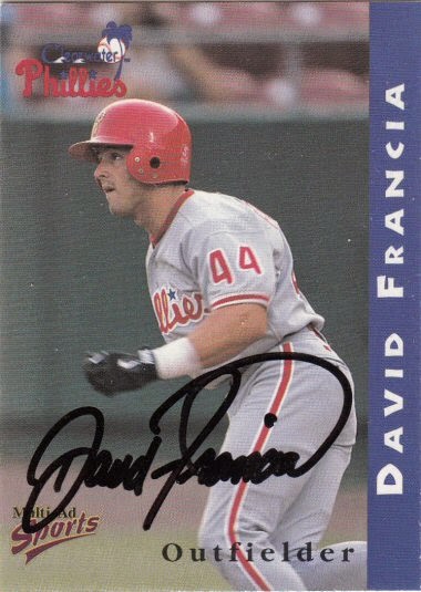 Daily Autograph: David Francia