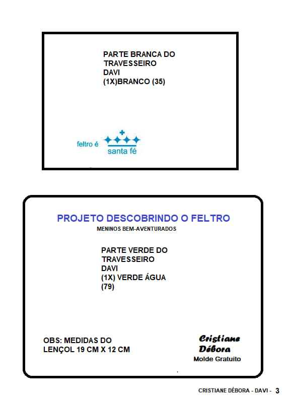 Bebê molde para imprimir - Feltro e moldes para artesanato