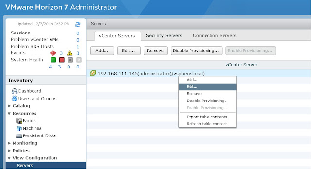 Tech Kiranangal: VMware Horizon 7- Error while attempting to connect to ...