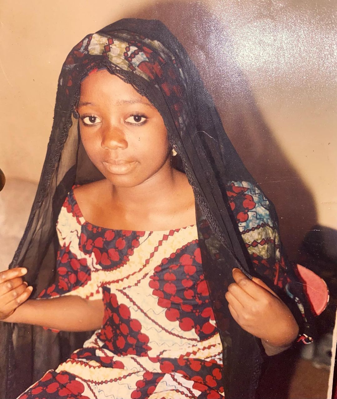 Childhood Throwback photo of Hajara Isah Jalingo