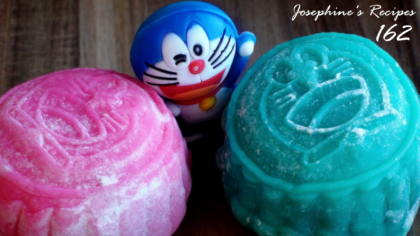 Josephine's Recipes: How To Make Rainbow Ice Skin Mooncake 教你做彩虹冰皮月饼 ...