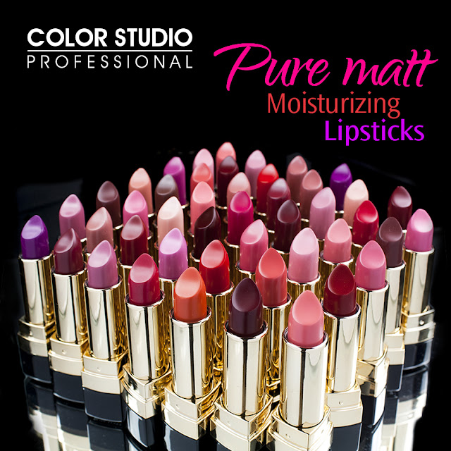 The New Pure Matt Lipstick Collection ~ Color Studio Professional