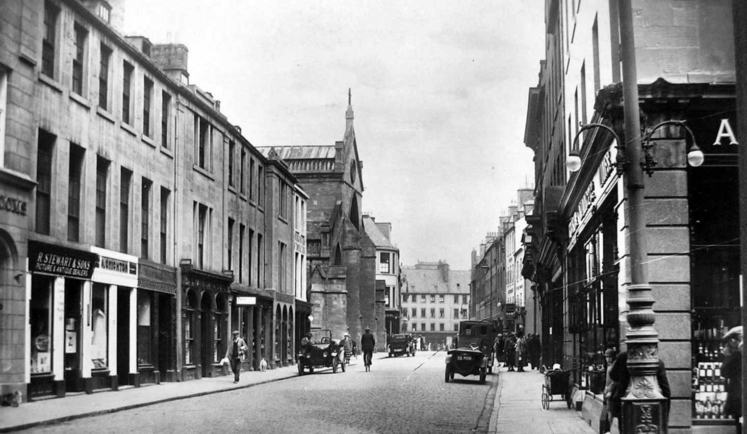 Tour Scotland: Old Photograph St John Street Perth Scotland