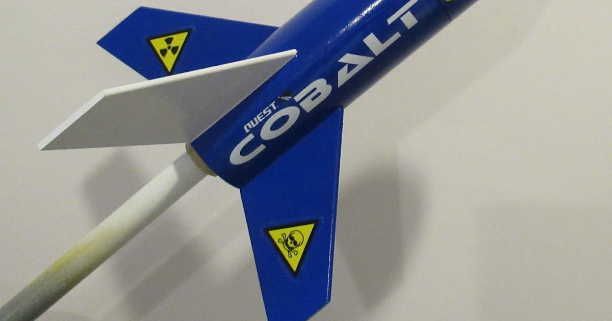 Model Rocket Building: Stickers On The Quest Cobalt