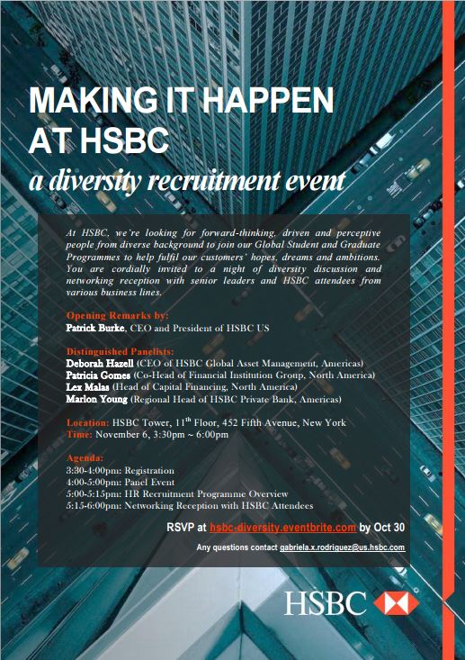 Fordham Career Services Blog: Making it Happen at HSBC: A Diversity ...