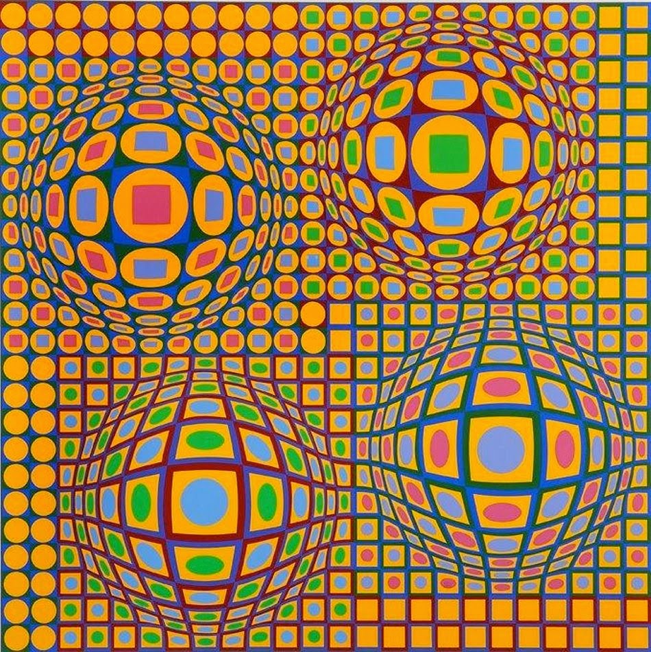 Victor Vasarely el padre del Op Art : FULL-REVISTA