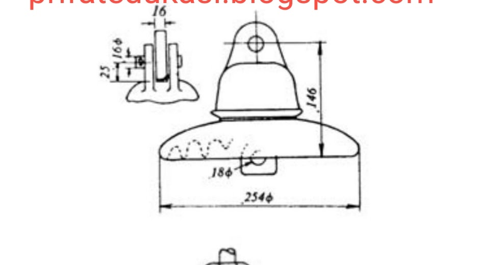 Isolator Jenis Gantung (Suspension Type Insulator) - EDUKASIKINI.COM