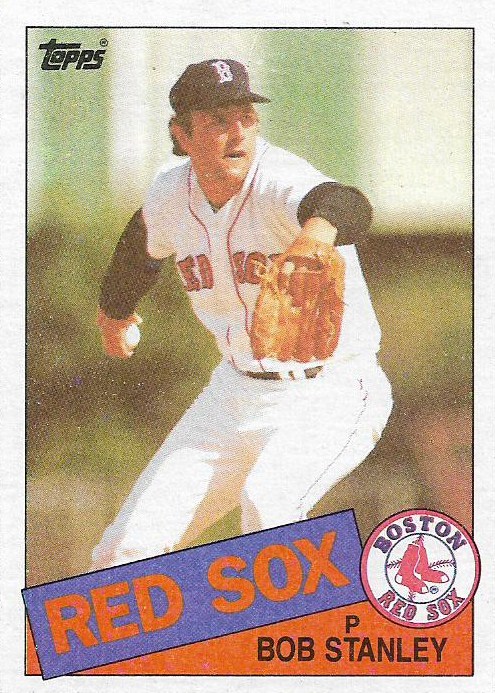 1985 Topps: #555 - Bob Stanley