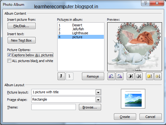 How To Create Photo Album In Power Point 2010 Howto How To Create Photo Album In Power Point 2010 Howto
