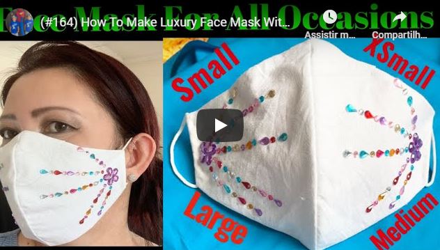 How To Make Luxury Face Mask With The Dollar Tree Gem Stickers- New ...