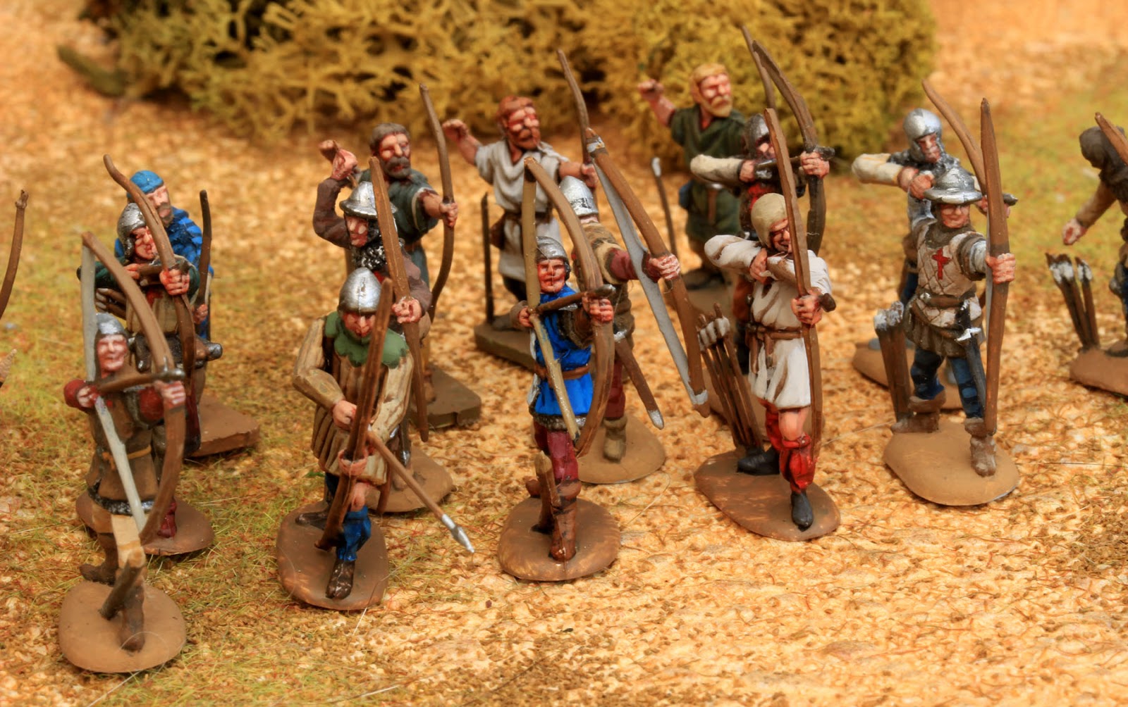 Philotep's 1/72 Minis Kingdom: English archers in the Hundred Years War