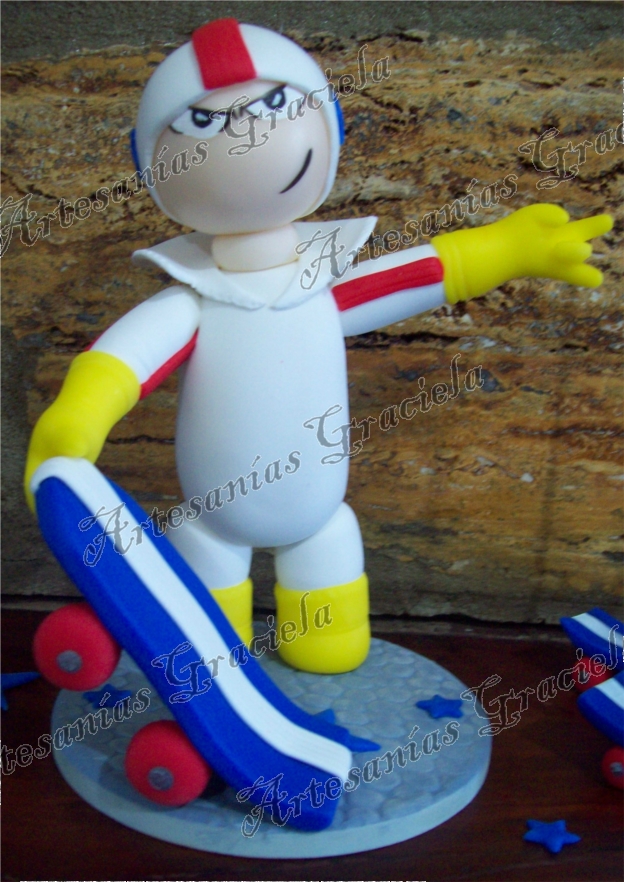 Artesanías Graciela: Kick Buttowski - Personaje de Disney XD.