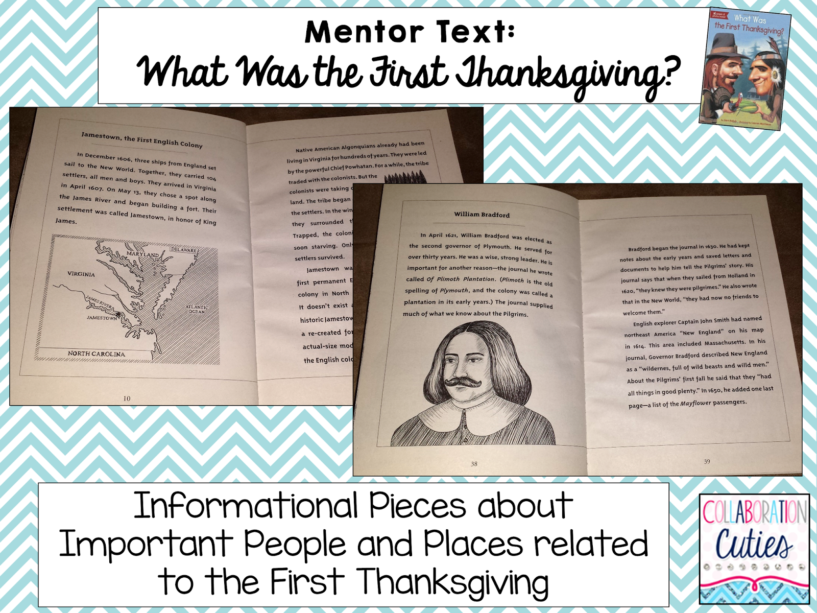 Collaboration Cuties: What Was the First Thanksgiving Reading Freebies ...