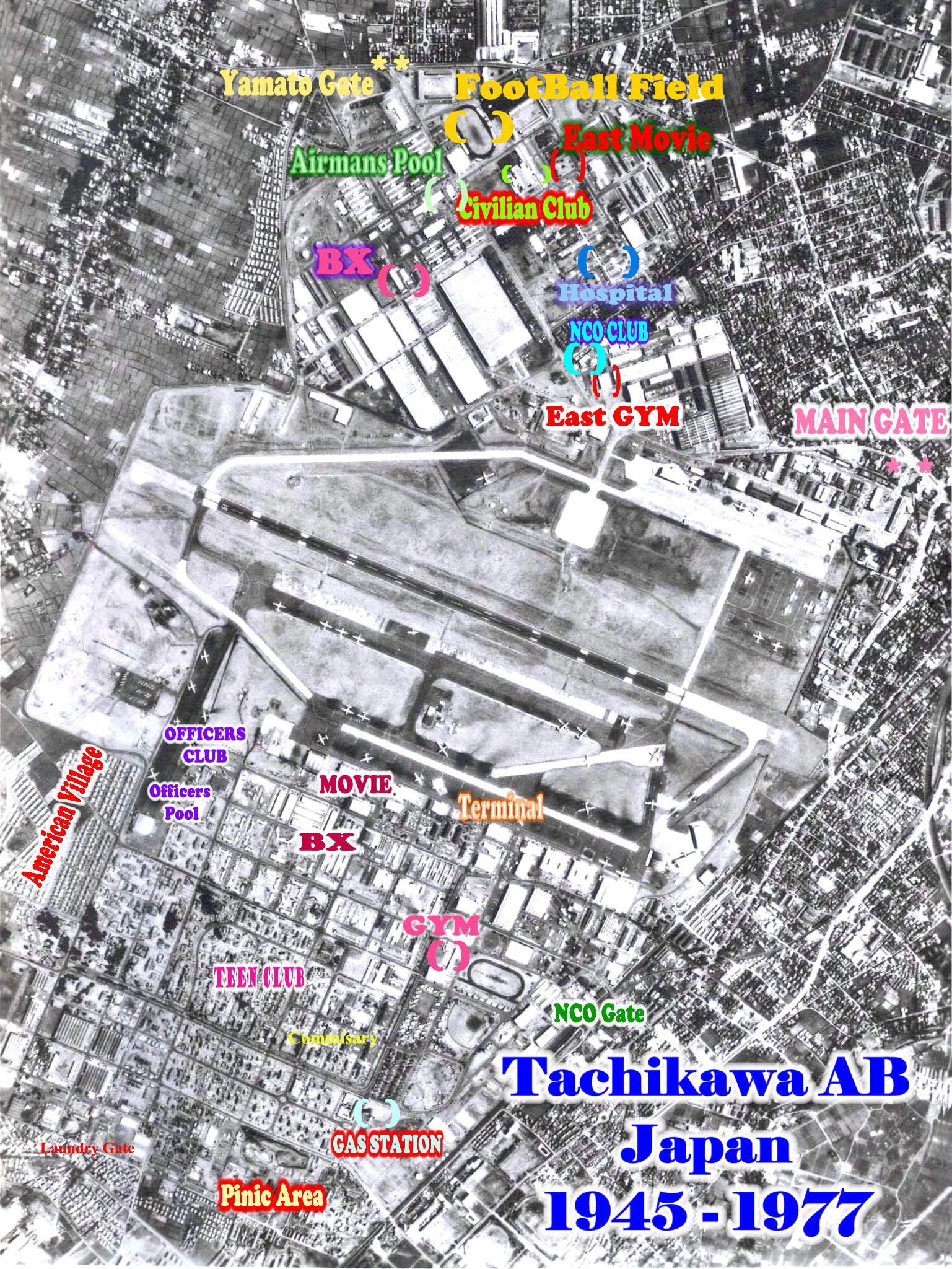 Michael G Skidmore: Tachikawa Air Base Japan 1945-1977