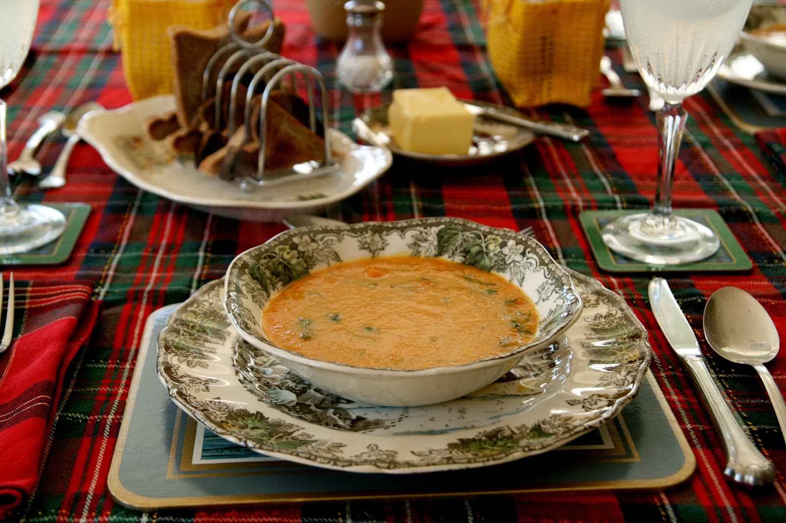 Blackberry Rambles: The Tea Trolley: Scottish Lunch