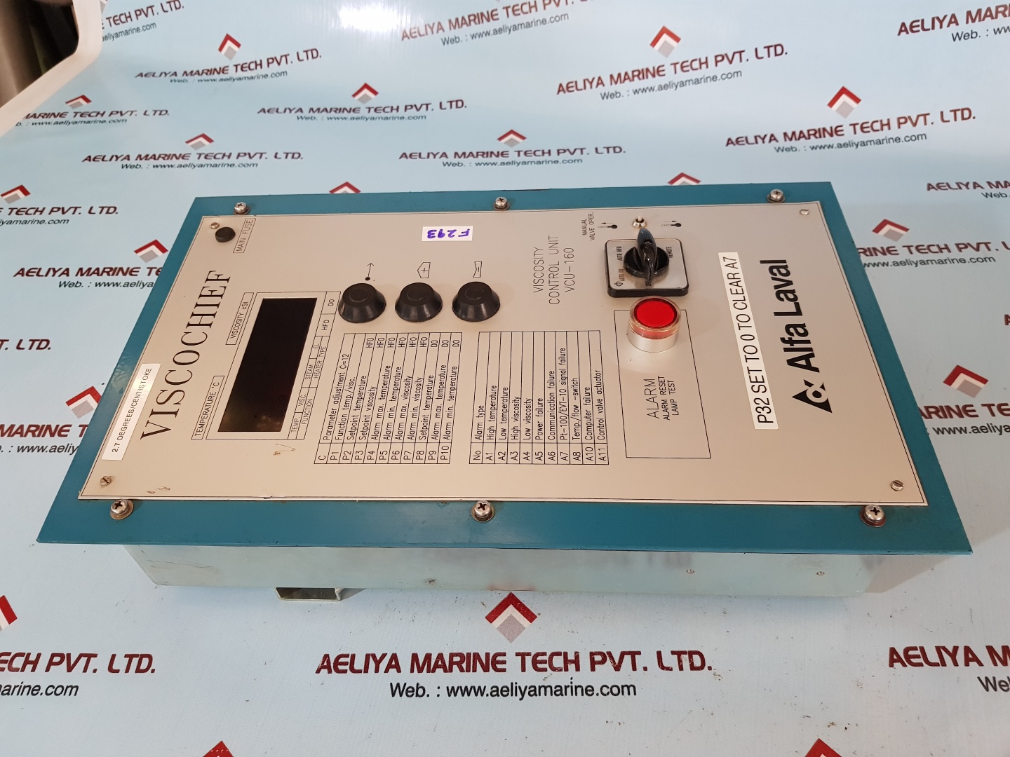 ALFA LAVAL VCU-160 VISCOSITY CONTROL UNIT - Aeliya Marine