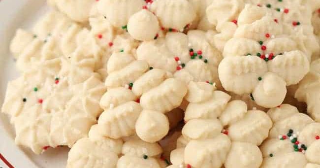 Easy Shortbread Cookies (Cookie Press) | Nothing But Food